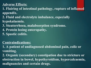 laxatives | PPT | Digestive Disorders | Diseases and Conditions