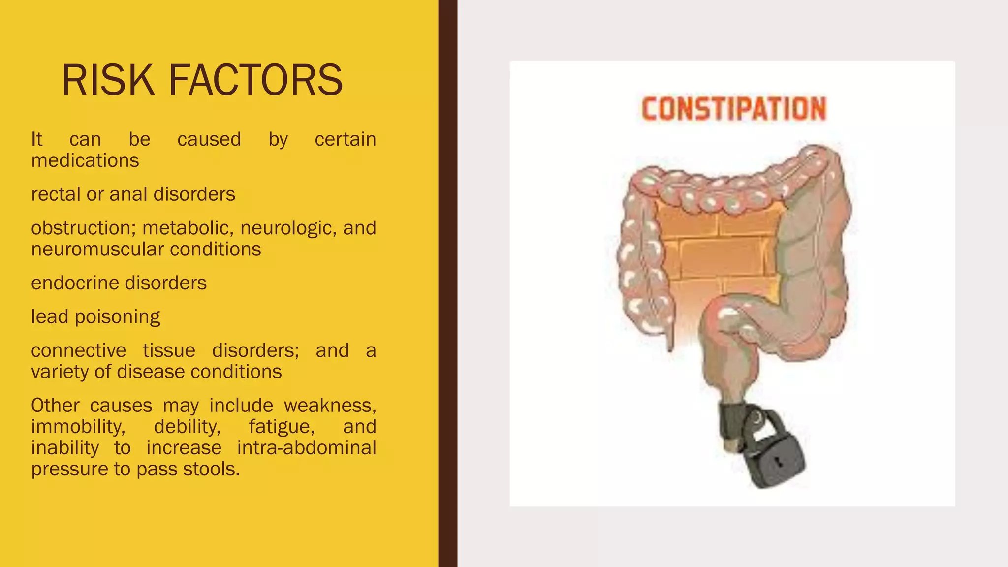 Constipation easy explanation | PDF