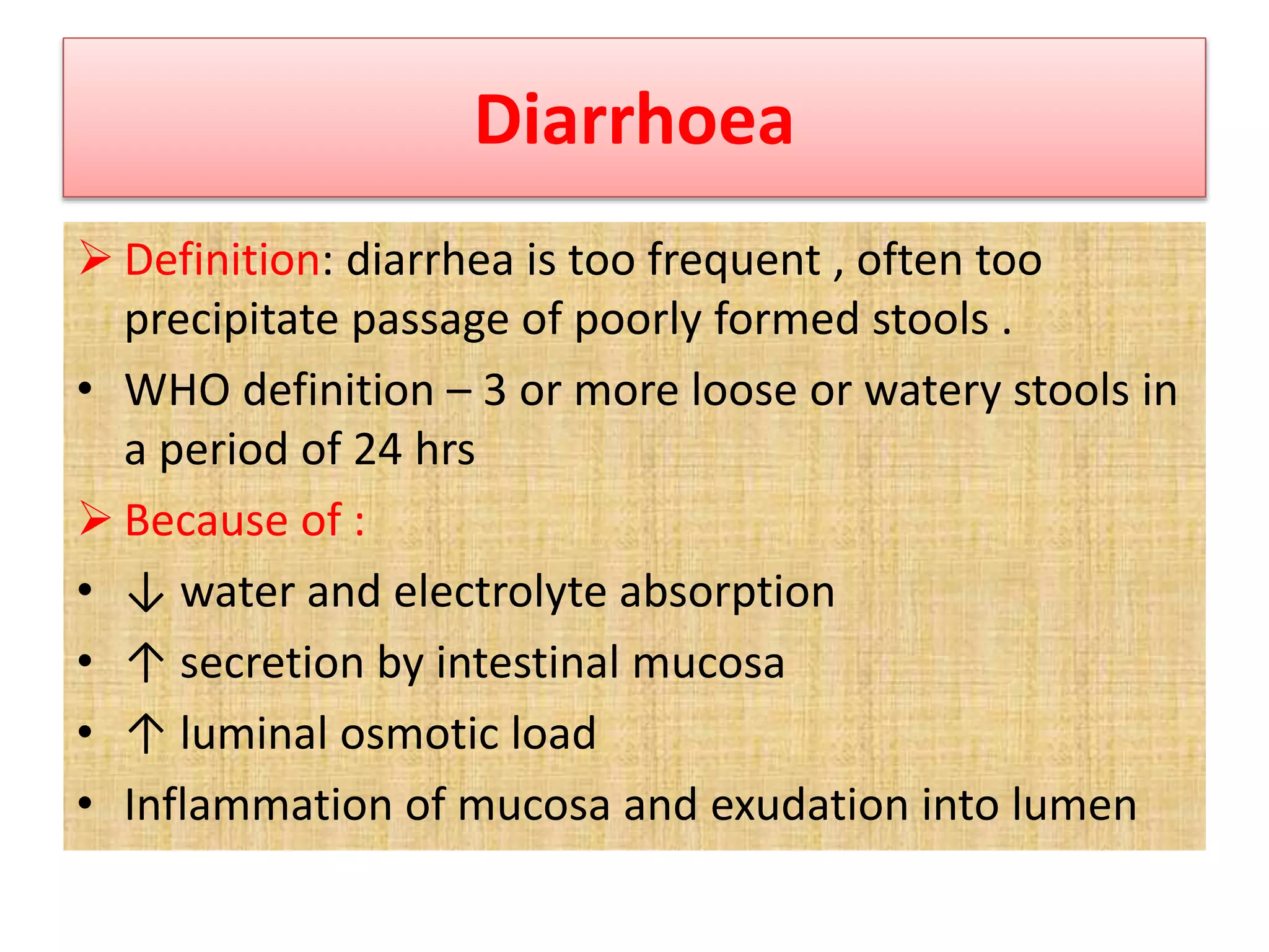 Drugs for constipation & diarrhoea | PPT
