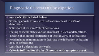 Constipation | PDF