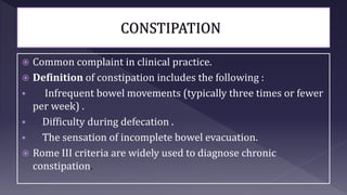 Constipation | PPT