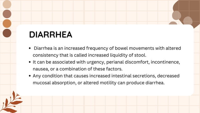 constipation-diarrhea.ppt reporting.nursing | PDF | Digestive Disorders | Diseases and Conditions