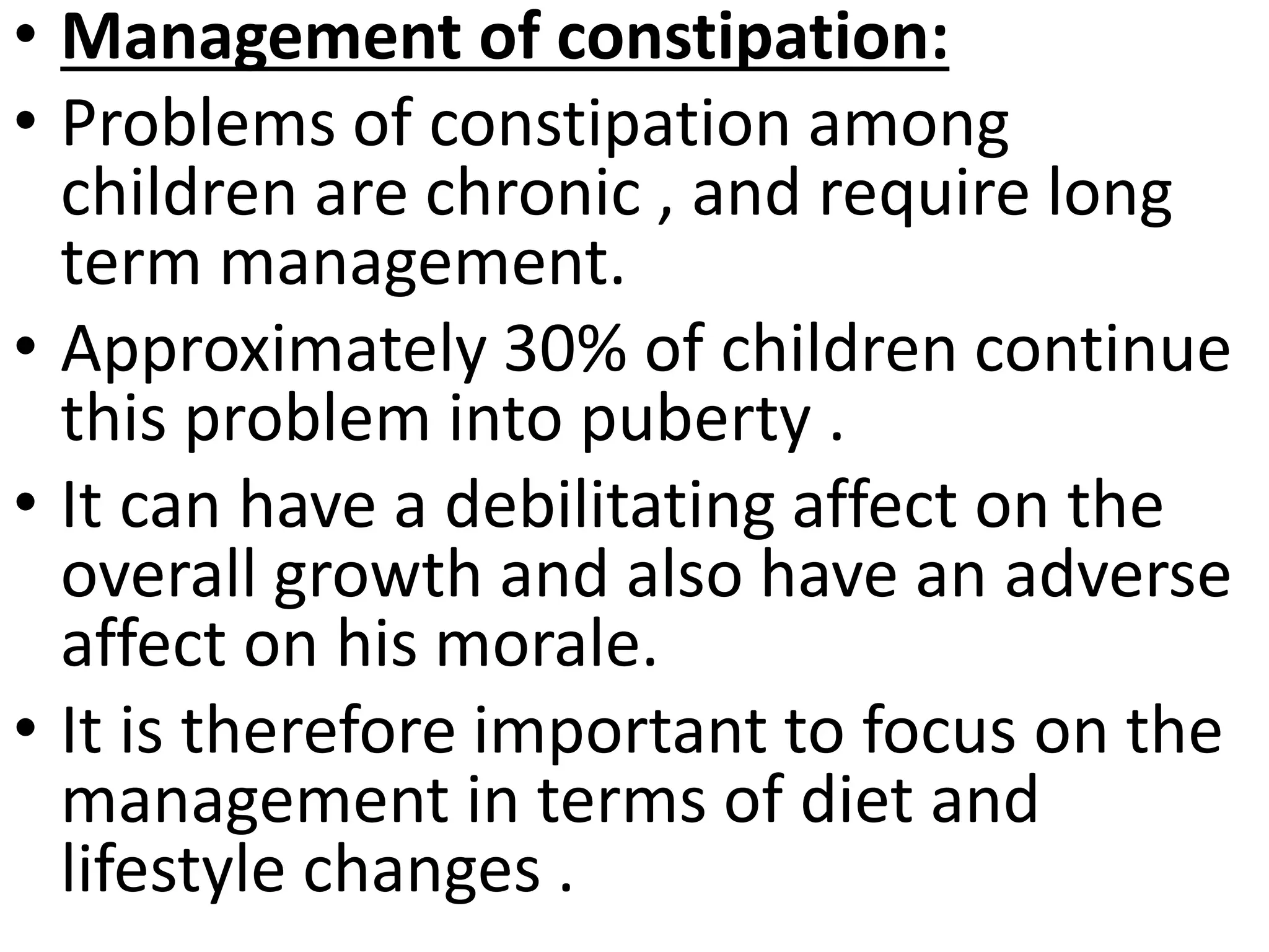 Constipation - Dietary Management.pptx