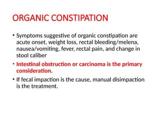 Constipation emergency medicine department | PPT