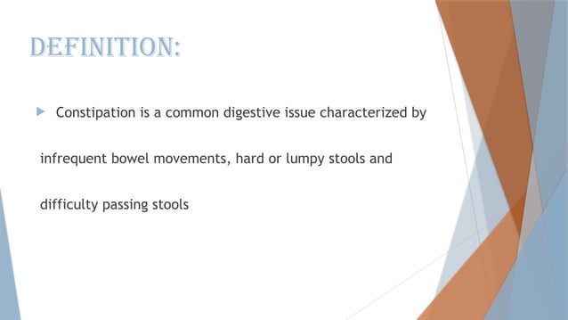 constipation (1).pptx by fatric nirmalraj bcs. PA | PPT