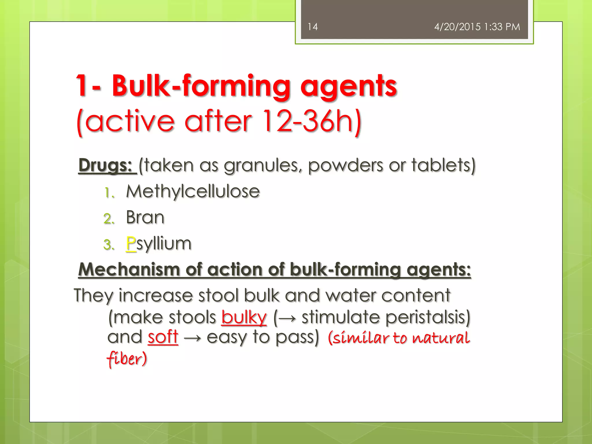 treatment of constipation | PPTX