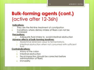 treatment of constipation | PPTX