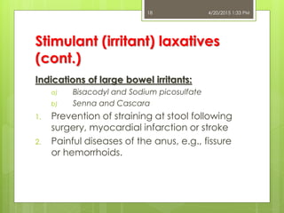 treatment of constipation | PPTX