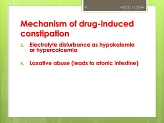 treatment of constipation | PPTX