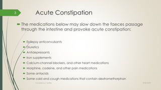 Constipation and appendicitis | PPT | Free Download