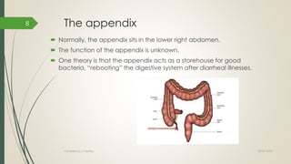 Constipation and appendicitis | PPT