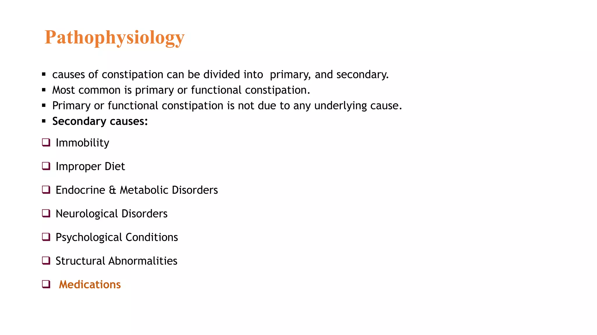 Constipation and Diarrhoea | PPTX