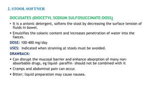 Constipation and Diarrhoea | PPTX