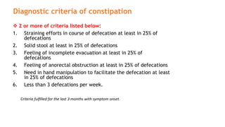 Constipation and Diarrhoea | PPTX