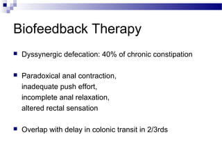 Approach to Constipation | PPT