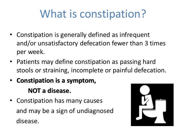 Constipation & diarrhea