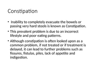 constipation, diarrhea, aCUTE GASROENTRITIS.pptx