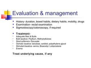 Constipation & diarrhoea | PPT