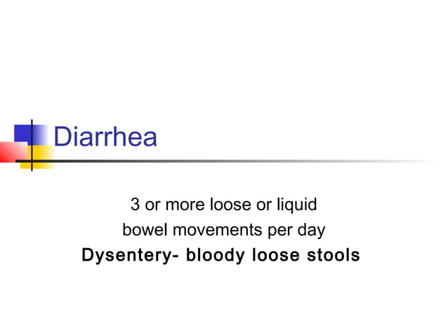 Constipation & diarrhoea | PPT
