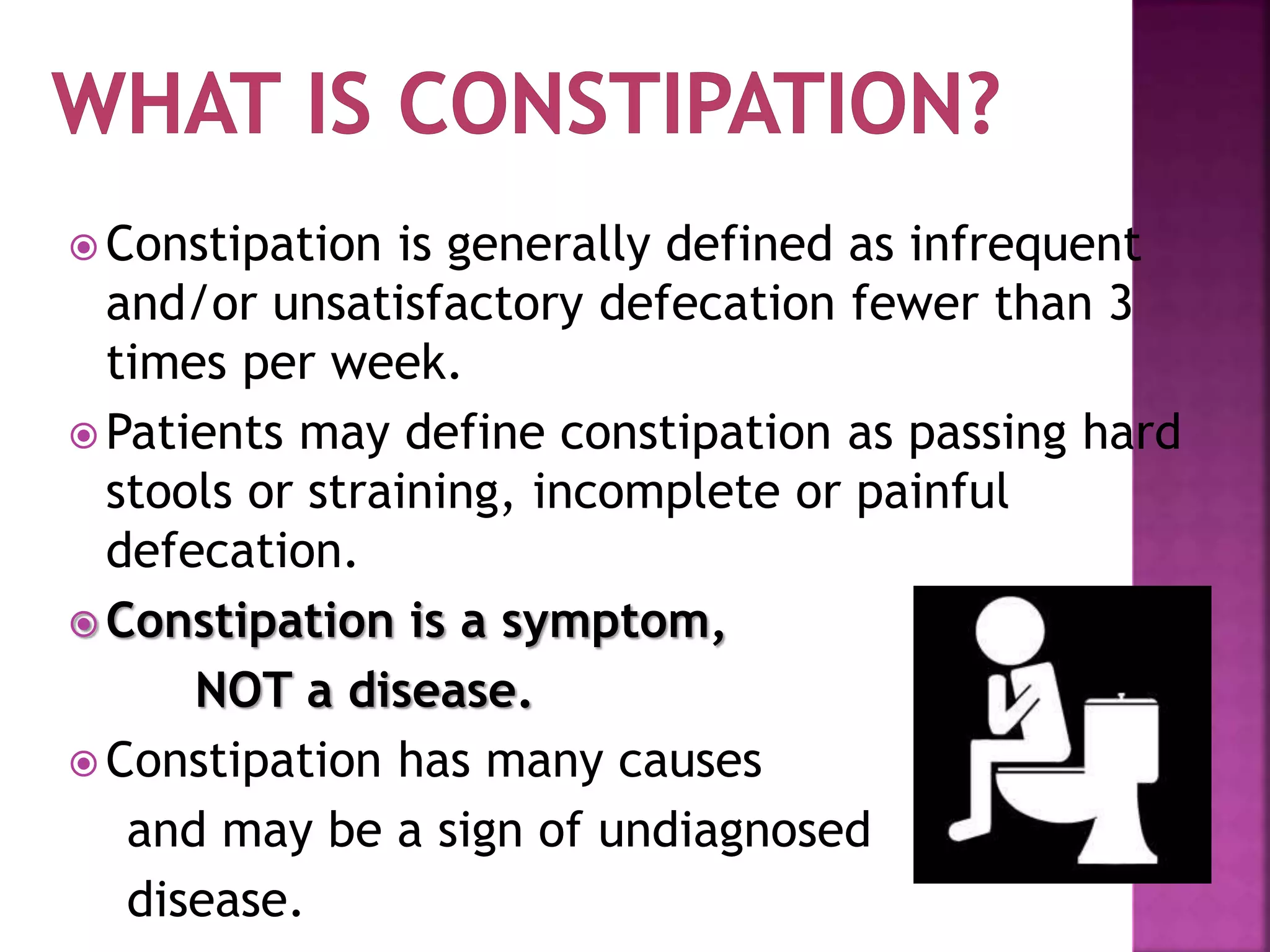 Constipation & Diarrhoea | PPTX