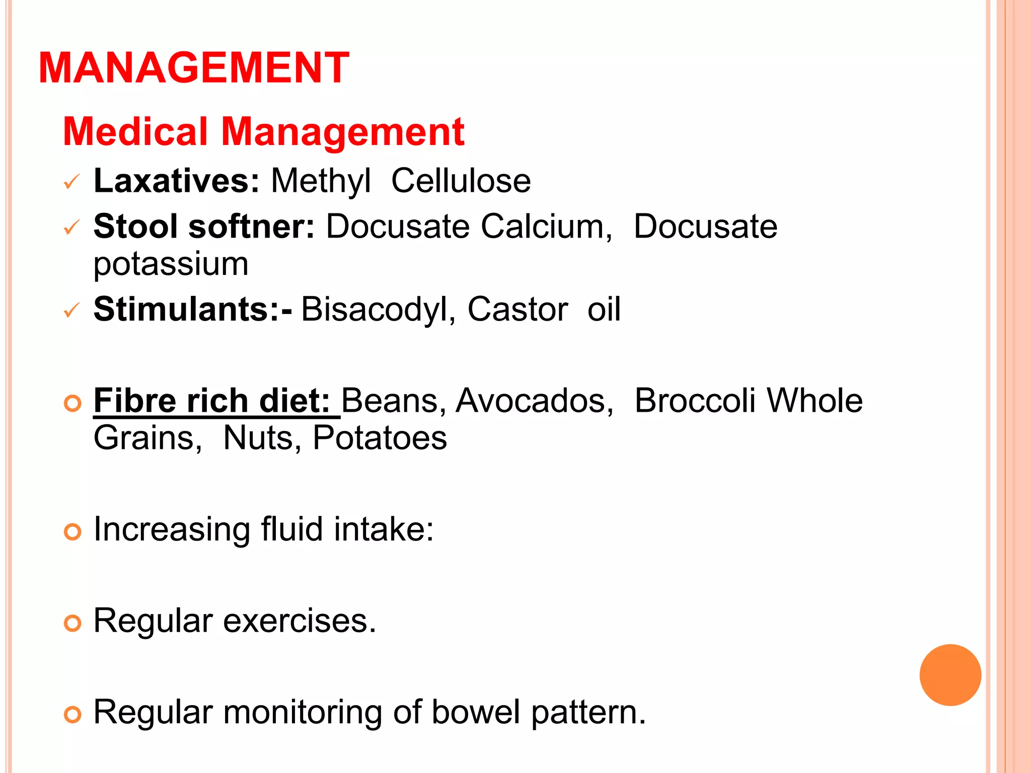 Constipation & Diarrhea nursing care | PPTX