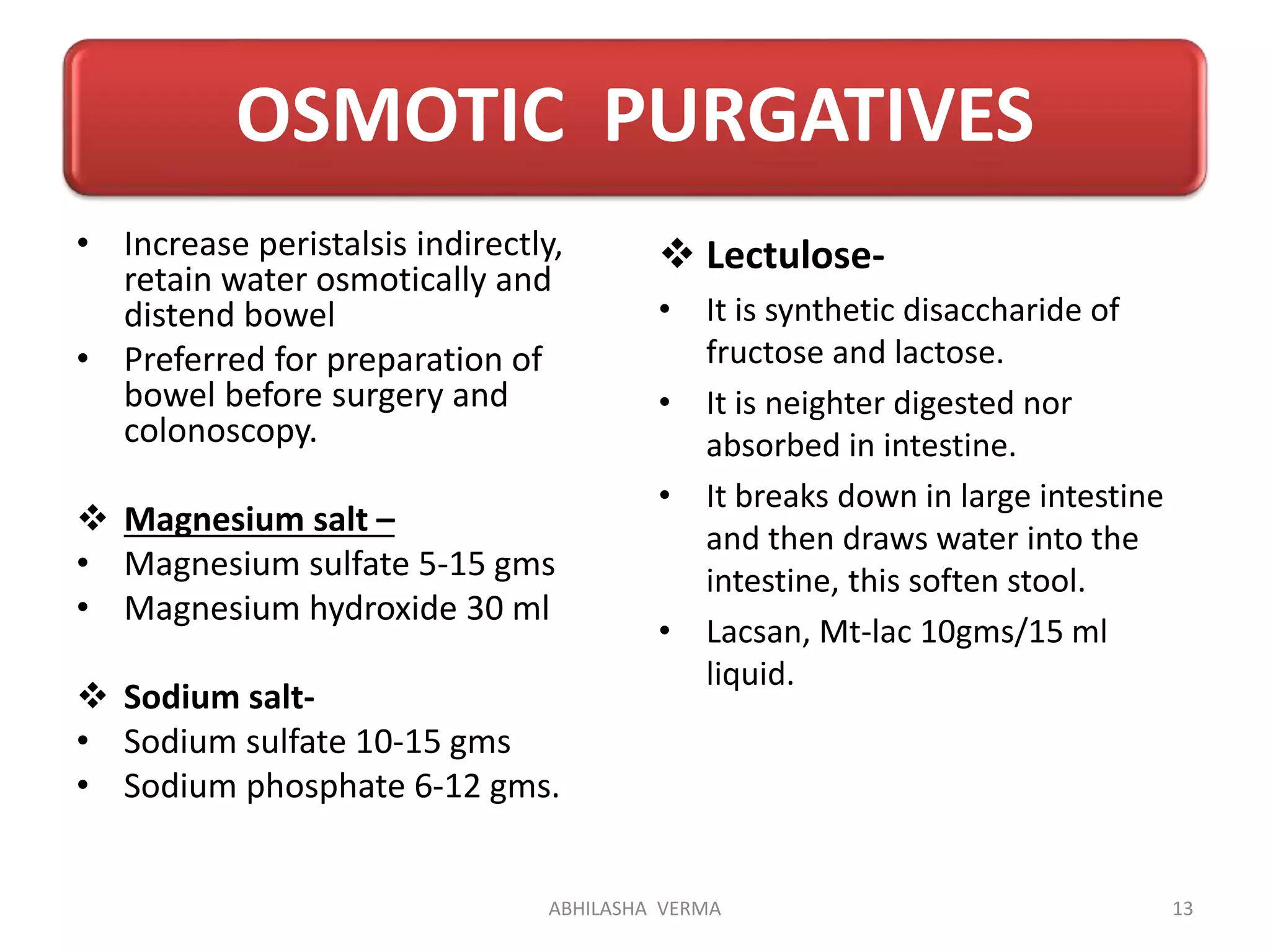 Constipation drugs | PPTX