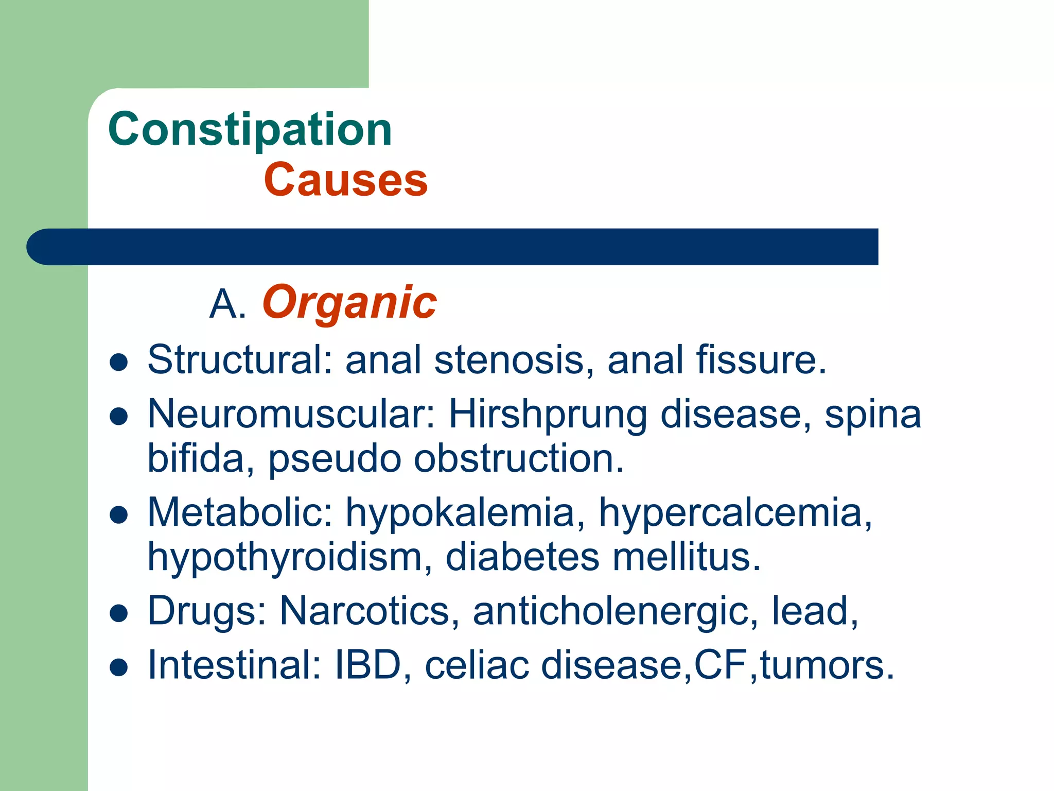 Constipation | PPTX