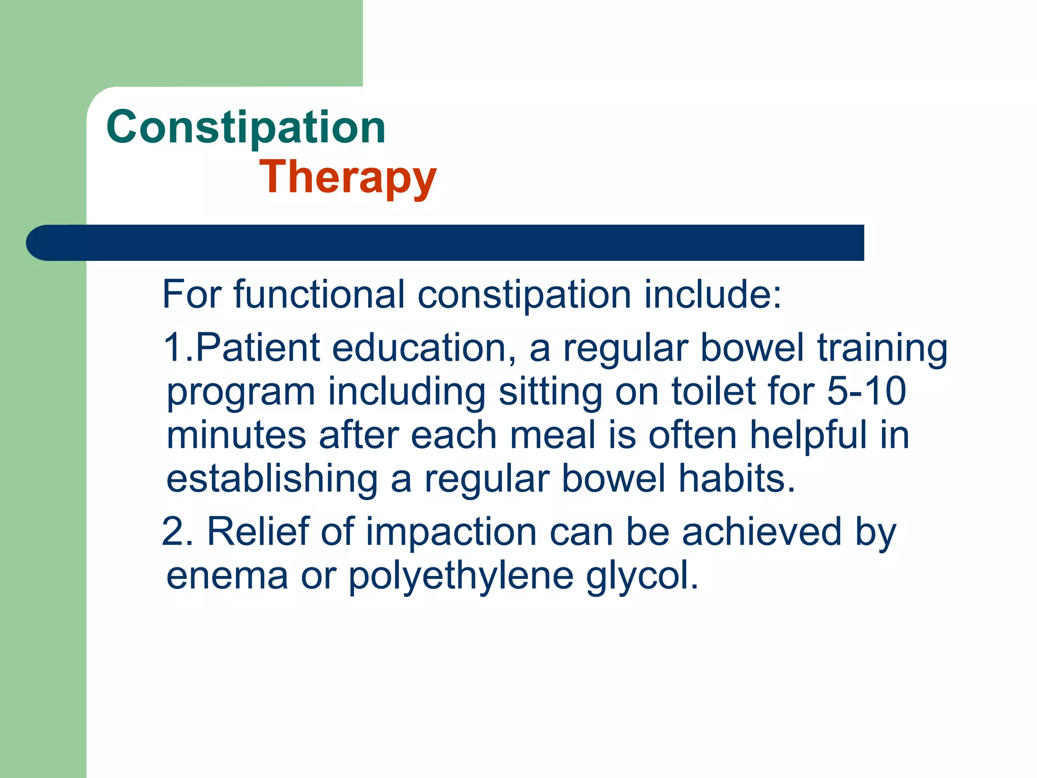 Constipation | PPTX
