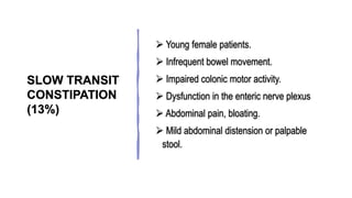 Constipation, HHH.pptx | Digestive Disorders | Diseases and Conditions