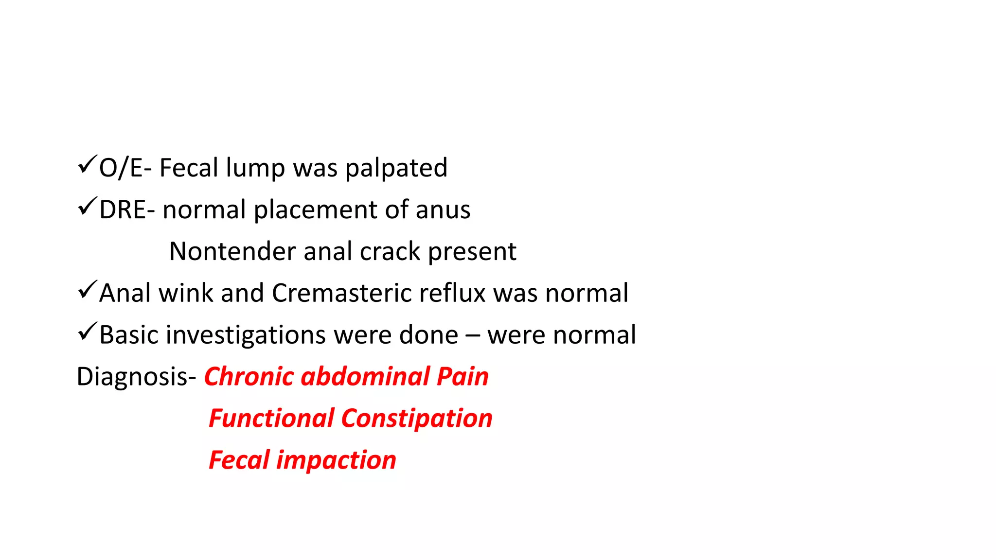 Constipation in children | PPTX