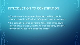 constipation presentation kyundusa.pptx | Digestive Disorders ...