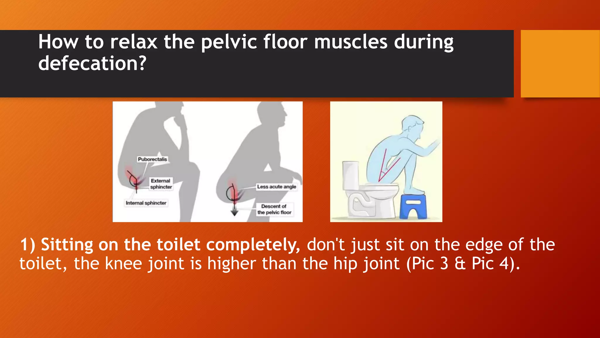 Constipation!!! the posture is wrong, get up and sit right | PPTX ...