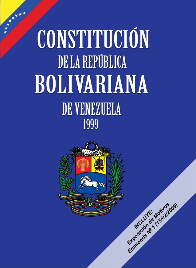 Constitución de la República Bolivariana de Venezuela de 1999