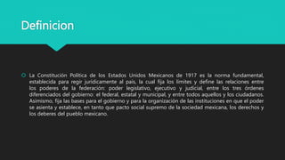 Constitución Política de los Estados Unidos Mexicanos de.pptx