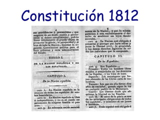 Constitucion 1812 | ODP
