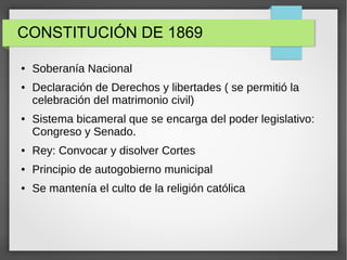 Constituciones españolas siglo XIX | ODP