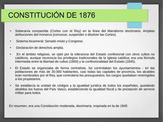 Constituciones españolas siglo XIX | ODP