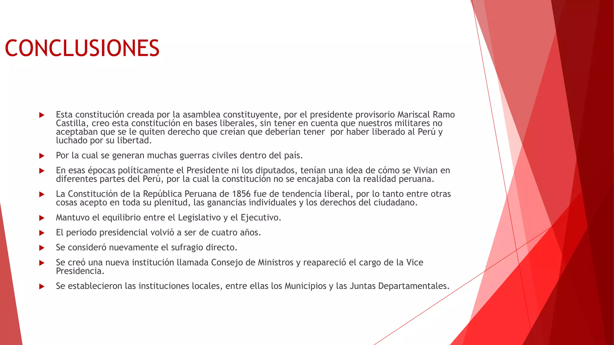 Constitucion politica del perú del 1856 | PPT