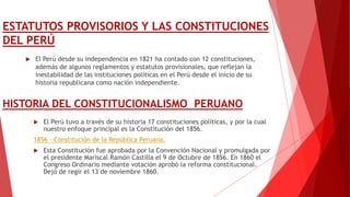 Constitucion politica del perú del 1856 | PPTX