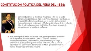 Constitucion politica del perú del 1856 | PPTX