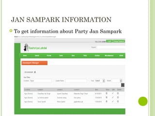 Election Constituency Management Software | PPT