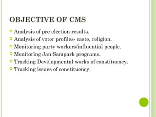 Election Constituency Management Software | PPT