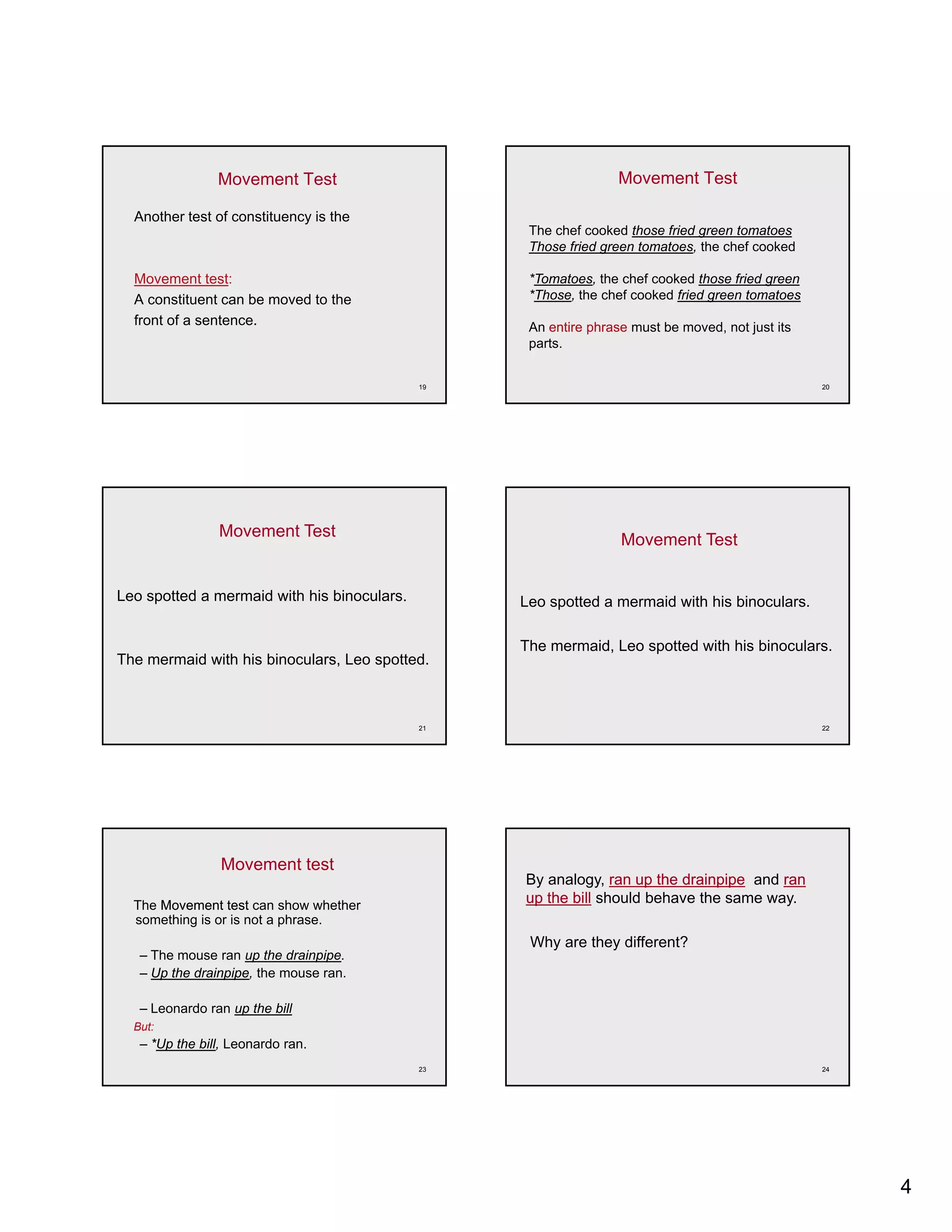 Constituency Tests | PDF