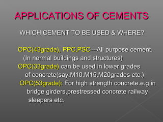 Constituents and applications in concrete | PPT
