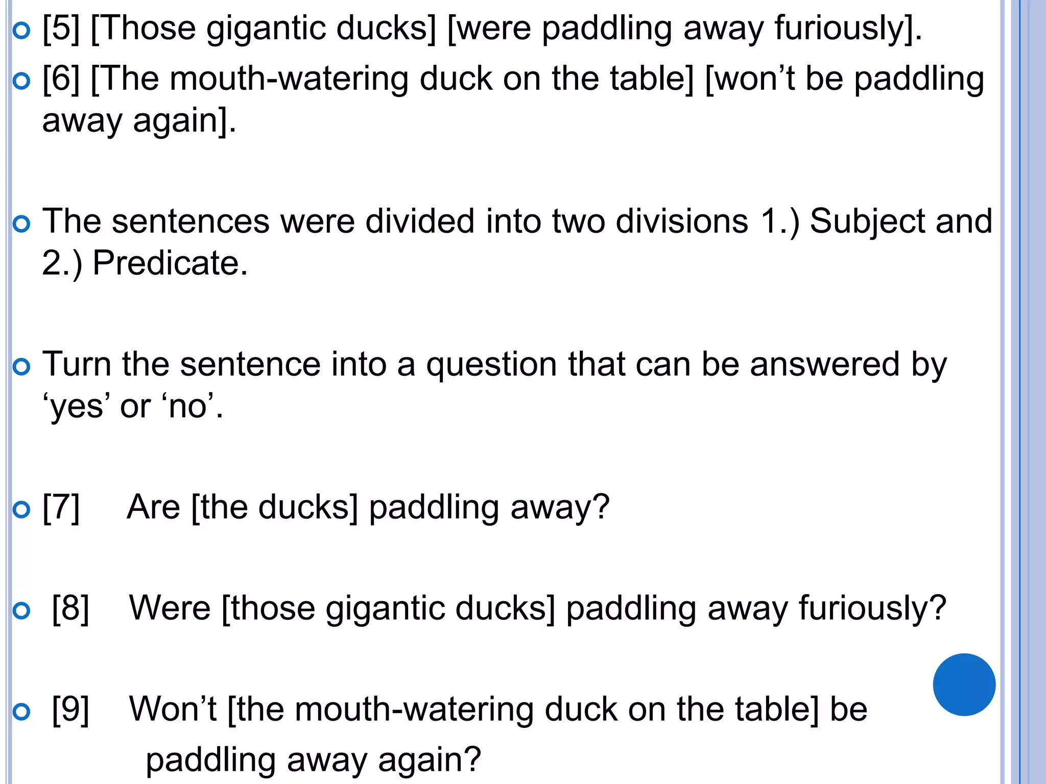 Structure of English: Constituents and functions | PPTX