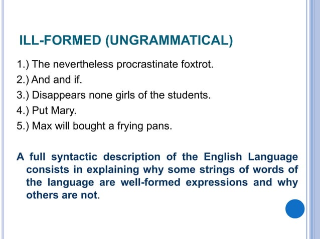 Structure of English: Constituents and functions | PPTX