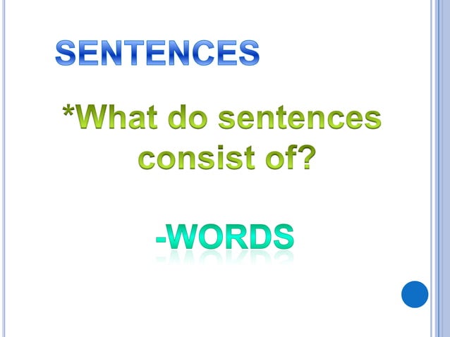 Structure of English: Constituents and functions | PPTX