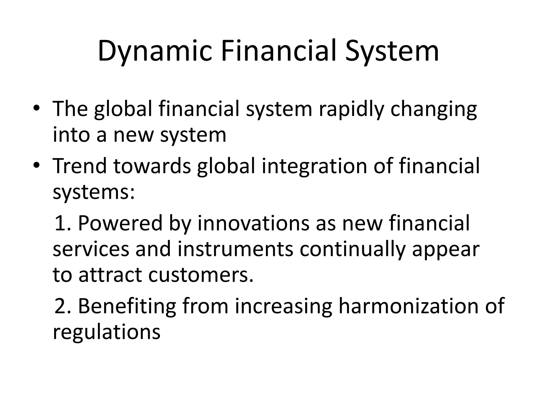Constituents of financial system | PPTX