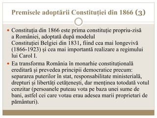 Constituția de la 1866 | PPTX