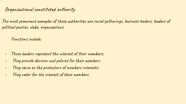 Constituted authority | PDF